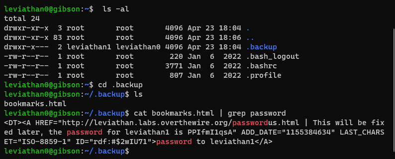OverTheWire: Leviathan