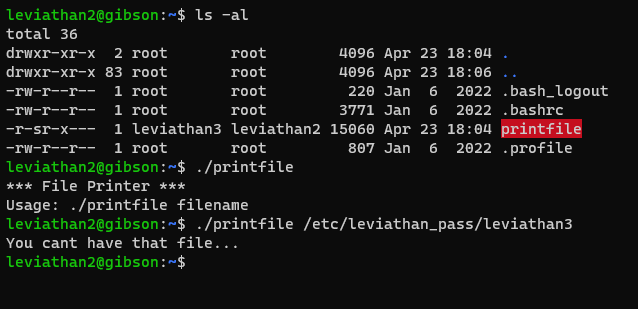 OverTheWire: Leviathan