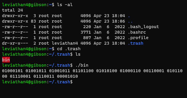 OverTheWire: Leviathan
